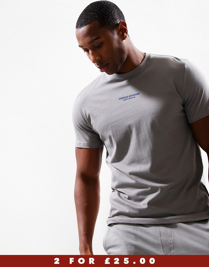 Weekend Offender Fun Factory T-Shirt Bullet/Cobalt - Terraces Menswear