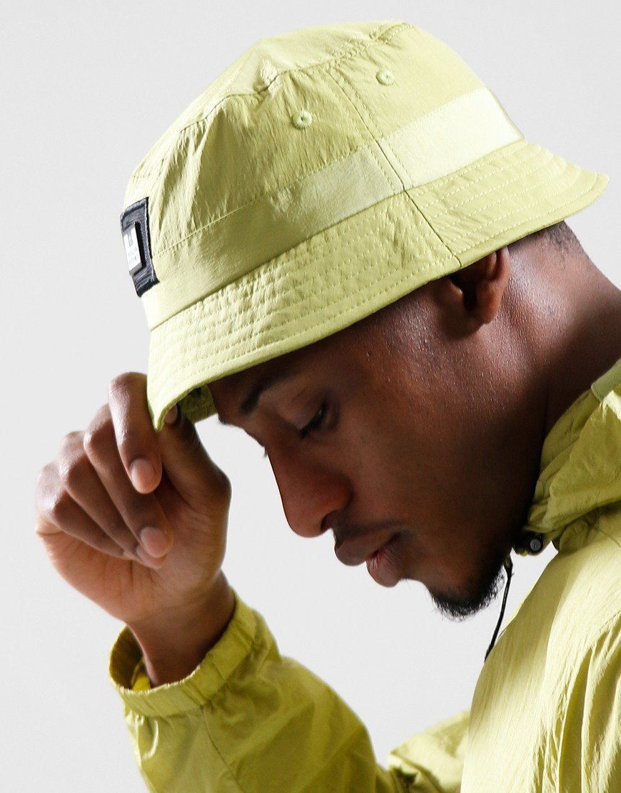 Weekend Offender Long Beach Bucket Hat Limeish - Terraces Menswear