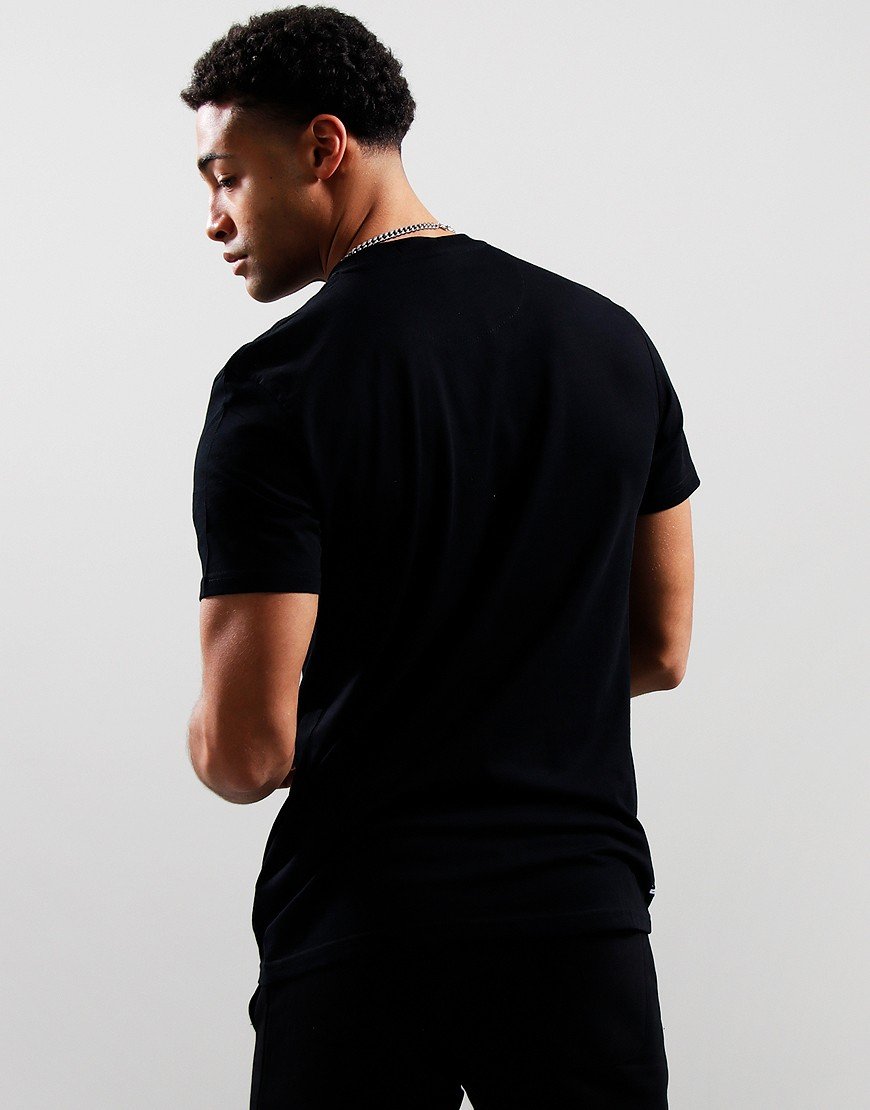 Weekend Offender McMoney T-Shirt Black/Fresh Aqua - Terraces Menswear