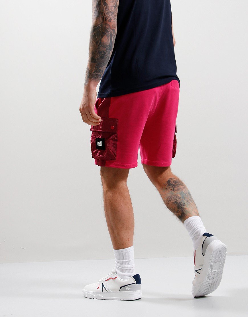 Weekend Offender Pink Sands Shorts Magenta - Terraces Menswear