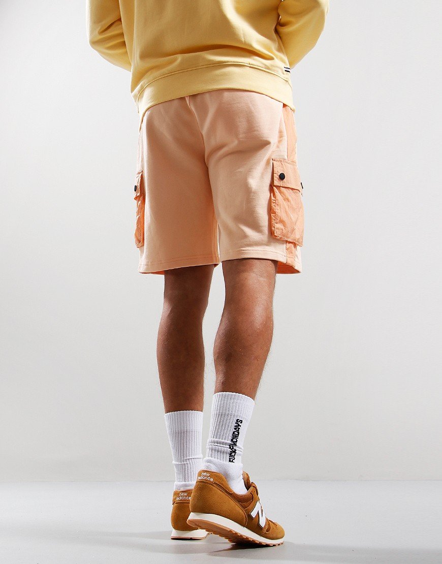 Weekend Offender Pink Sands Shorts Apricot - Terraces Menswear