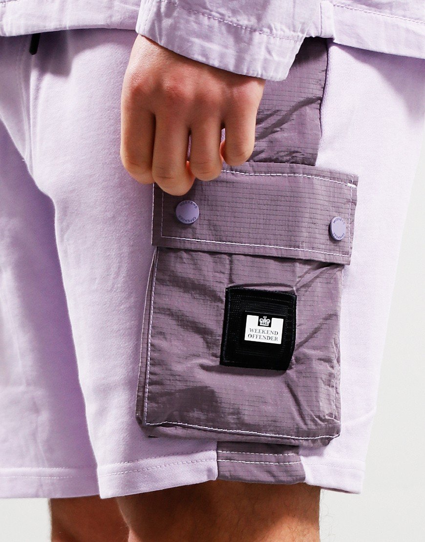 Weekend Offender Pink Sands Shorts Wisteria - Terraces Menswear