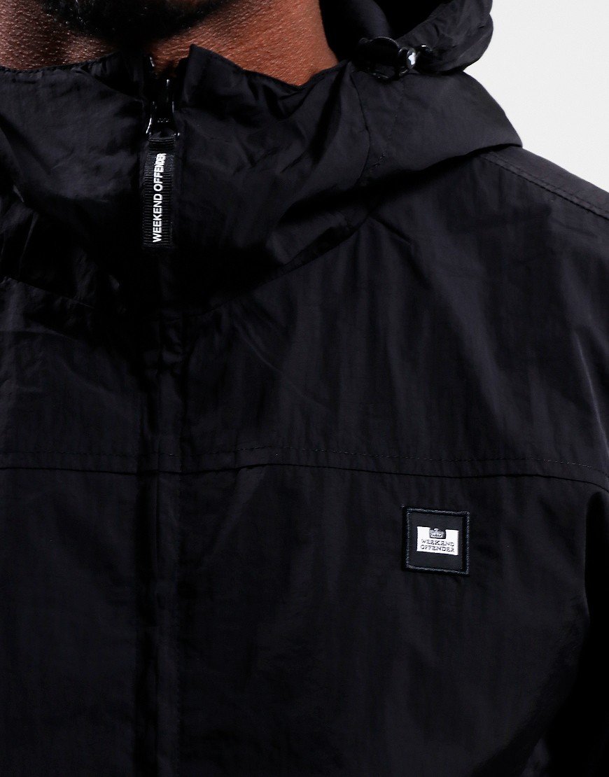 Weekend Offender Plex Jacket Black - Terraces Menswear