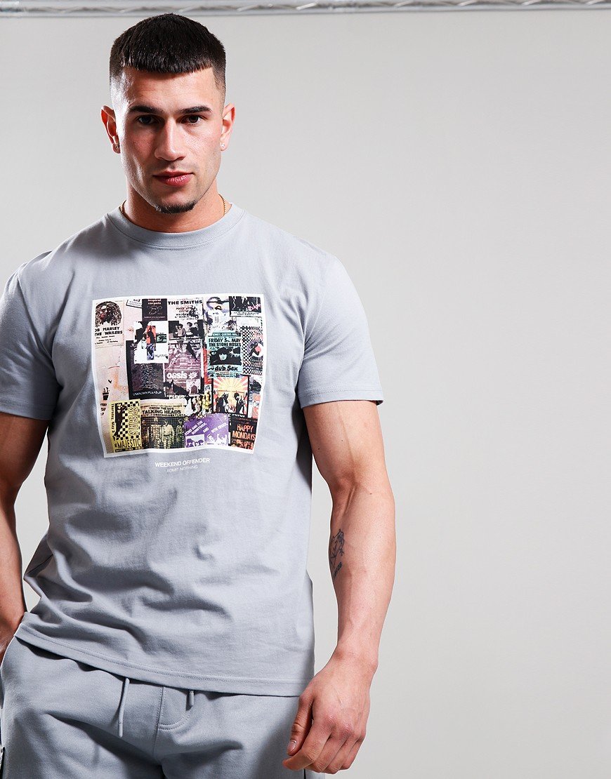 Weekend Offender Posters T-Shirt Smokey - Terraces Menswear