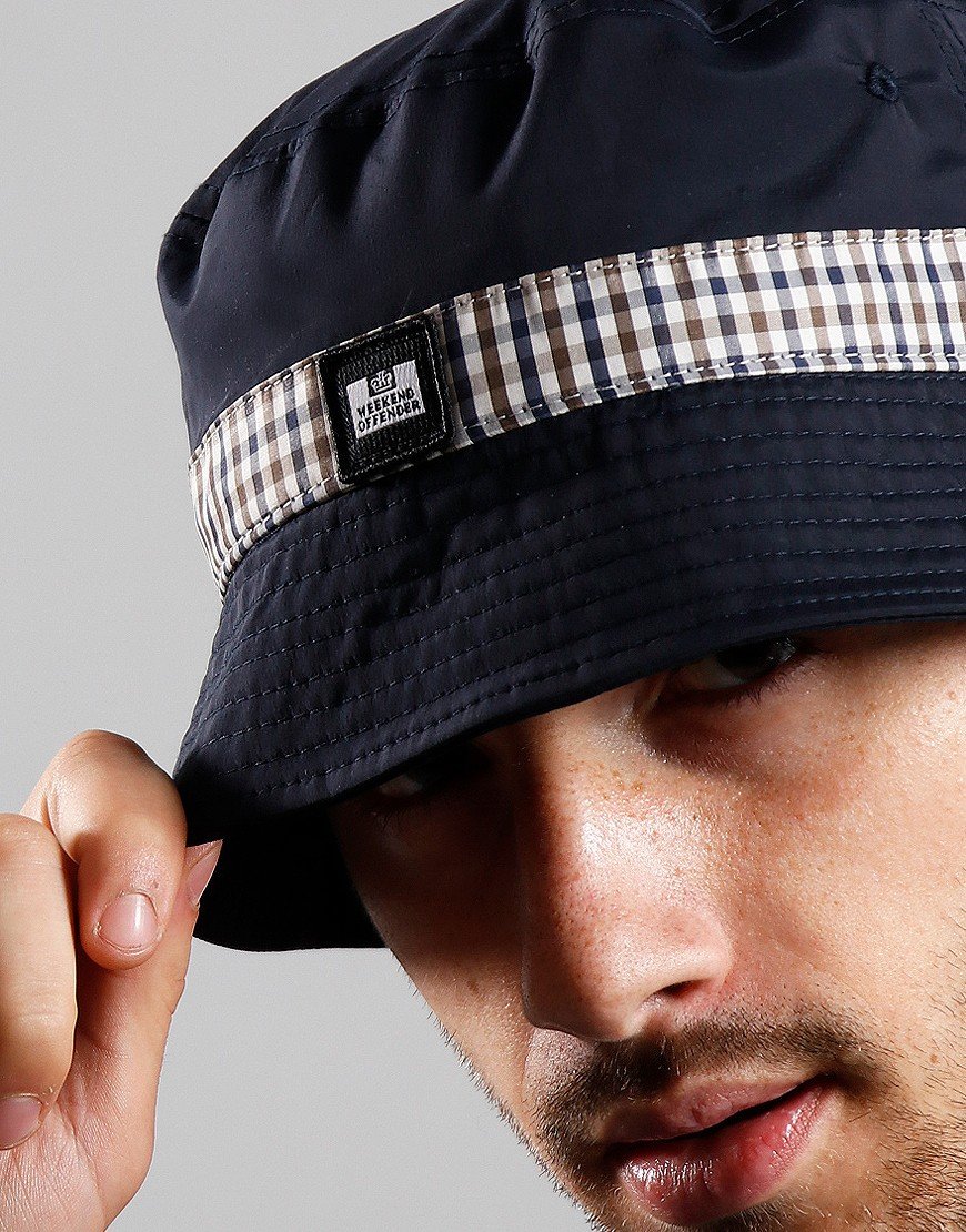 Weekend Offender Queensland Hat Navy - Terraces Menswear