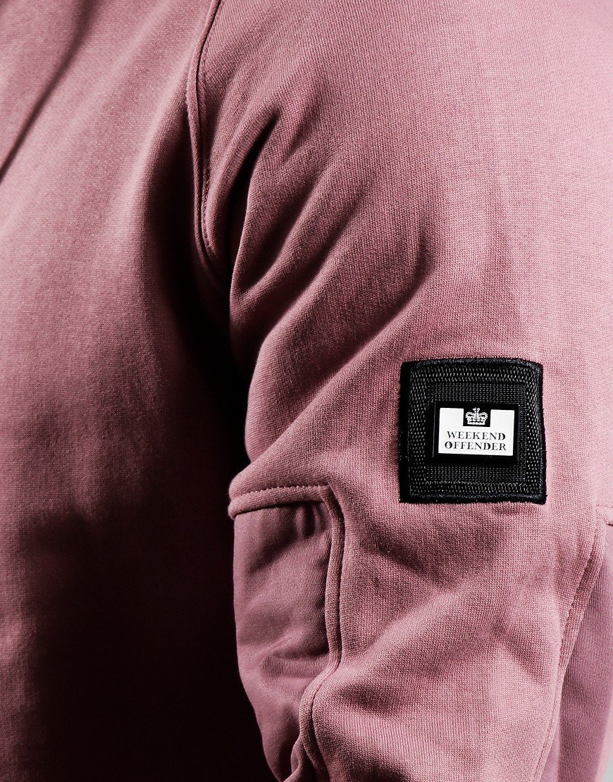 Weekend Offender Sofia Hoodie Dust Rose - Terraces Menswear