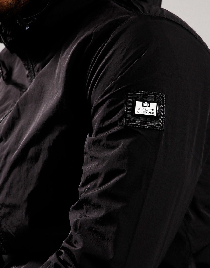 Weekend Offender Technician Jacket Black - Terraces Menswear