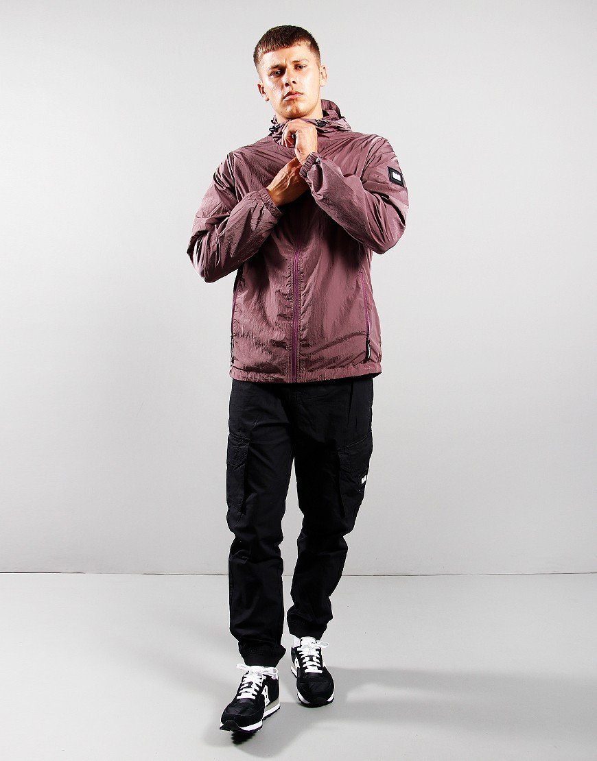 Weekend Offender Technician Jacket Dark Grape - Terraces Menswear