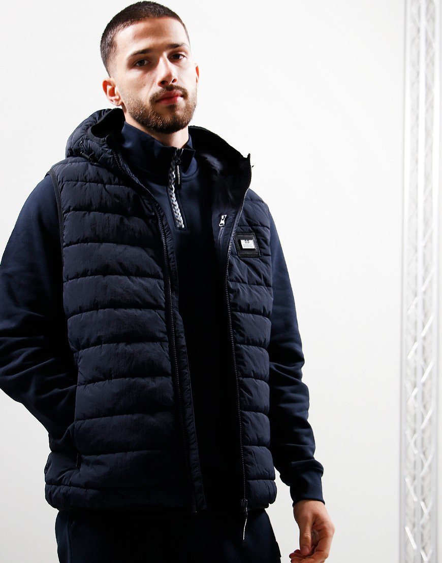 Weekend Offender Toronto Gilet Navy - Terraces Menswear