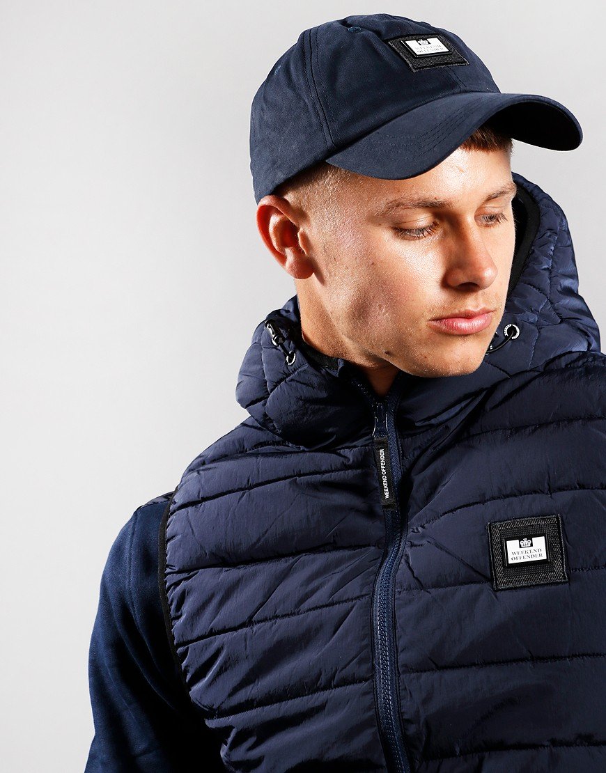 Weekend Offender Valetta Cap Navy - Terraces Menswear