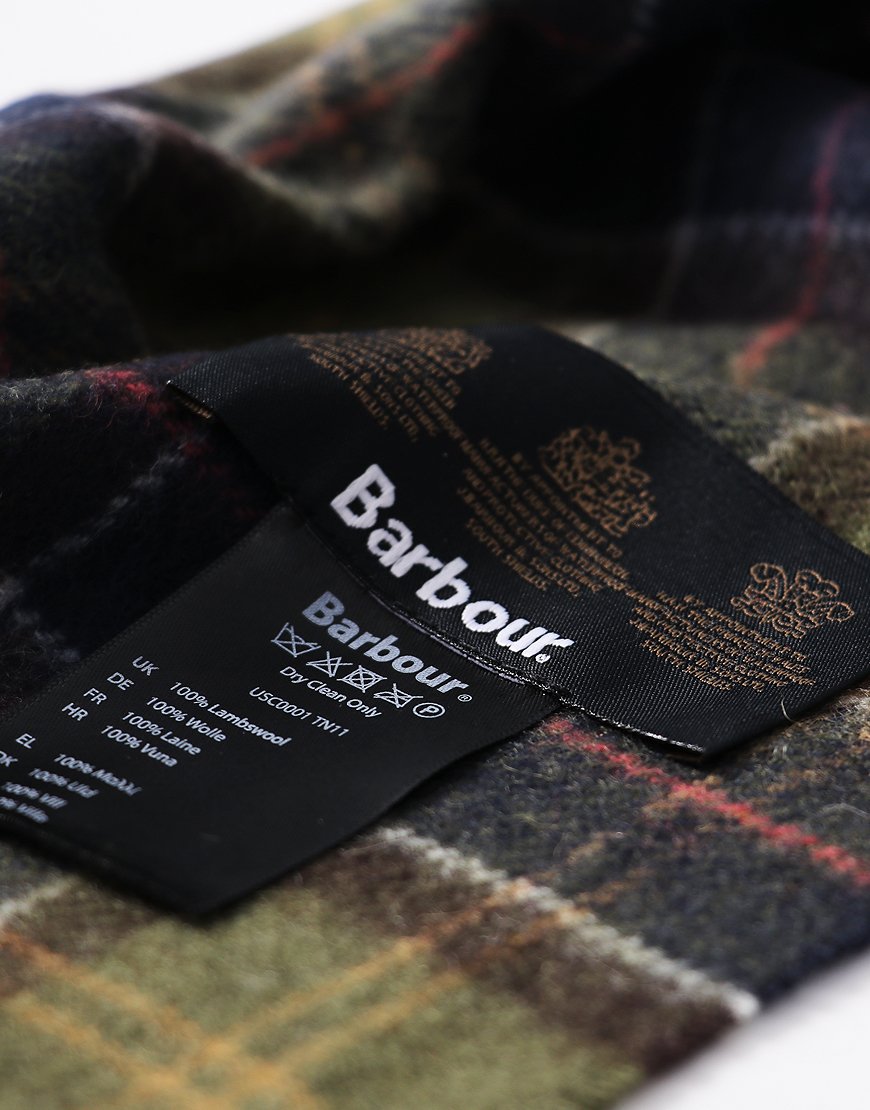 Barbour Tartan Lambswool Scarf Classic Tartan - Terraces Menswear