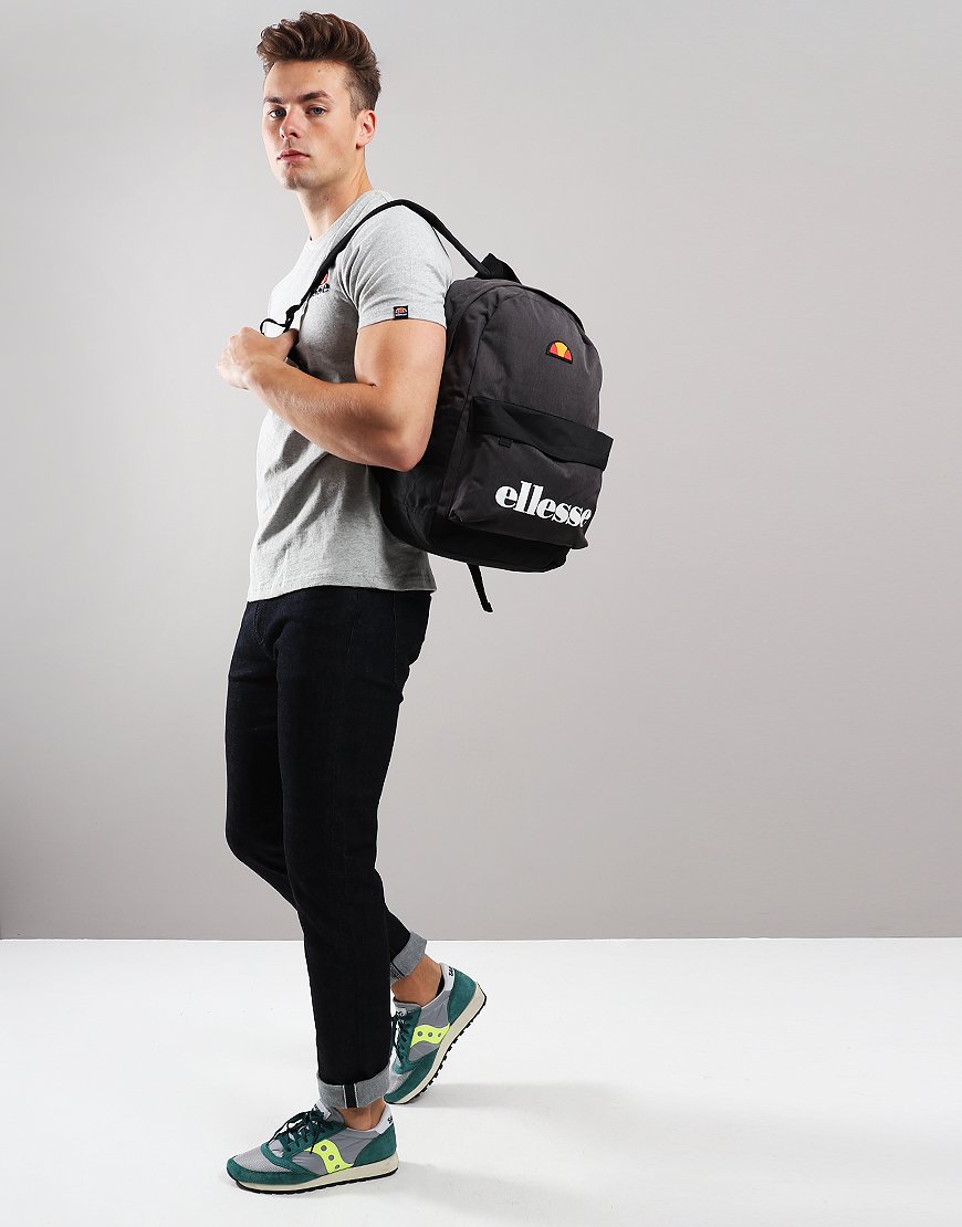 Ellesse Regent Backpack Black/Charcoal - Terraces Menswear