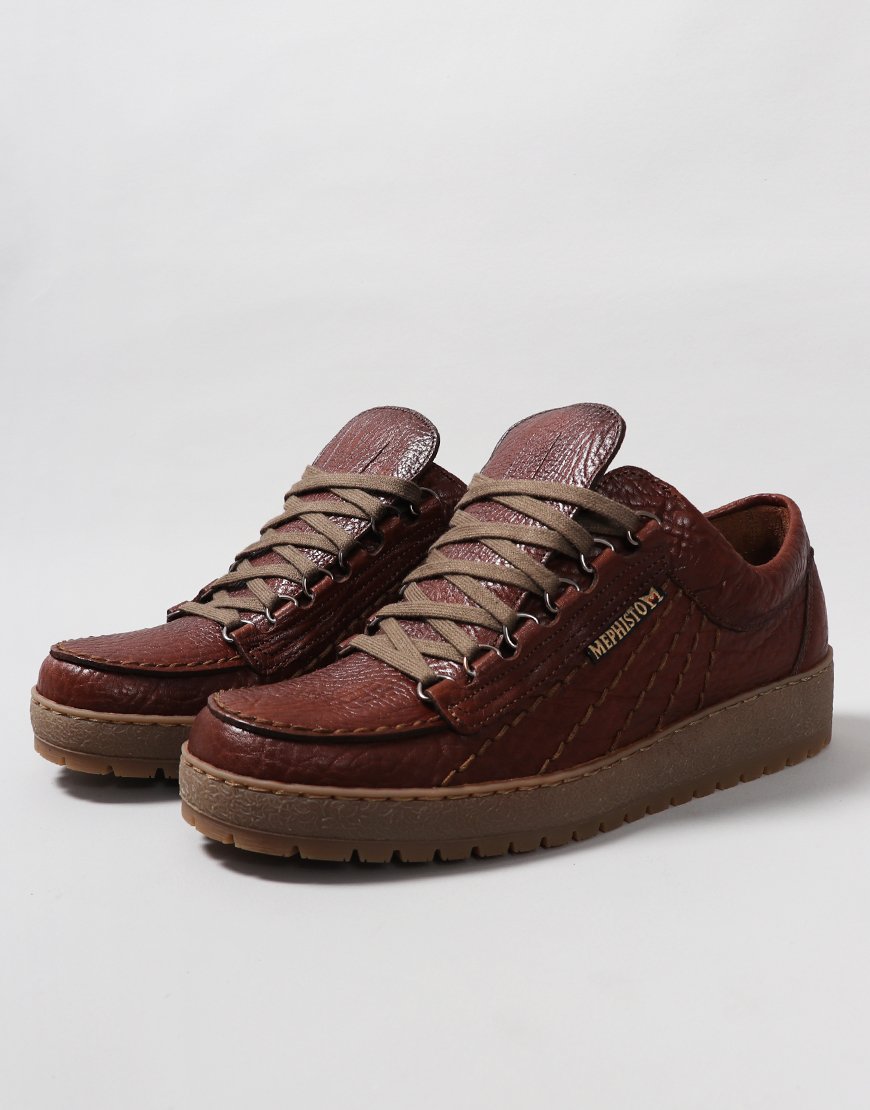 Mephisto Rainbow Mamouth Leather Eco Shoes Desert - Terraces Menswear